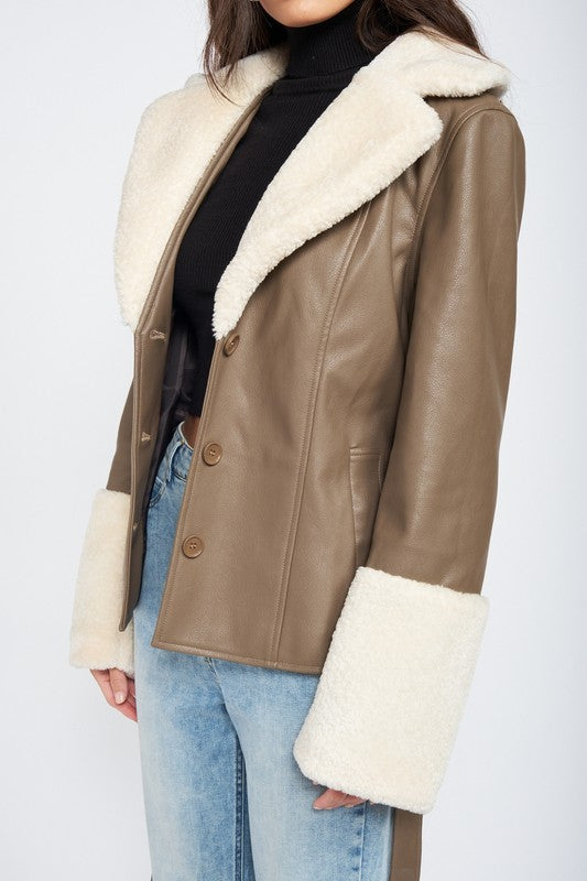 Penny Girl Sherpa Jacket – foreverlycollection